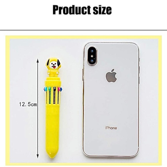 Bts | Office | Bt2 Bts Retractable Ballpoint 1 Pen 1 In 1 Multicolored ...